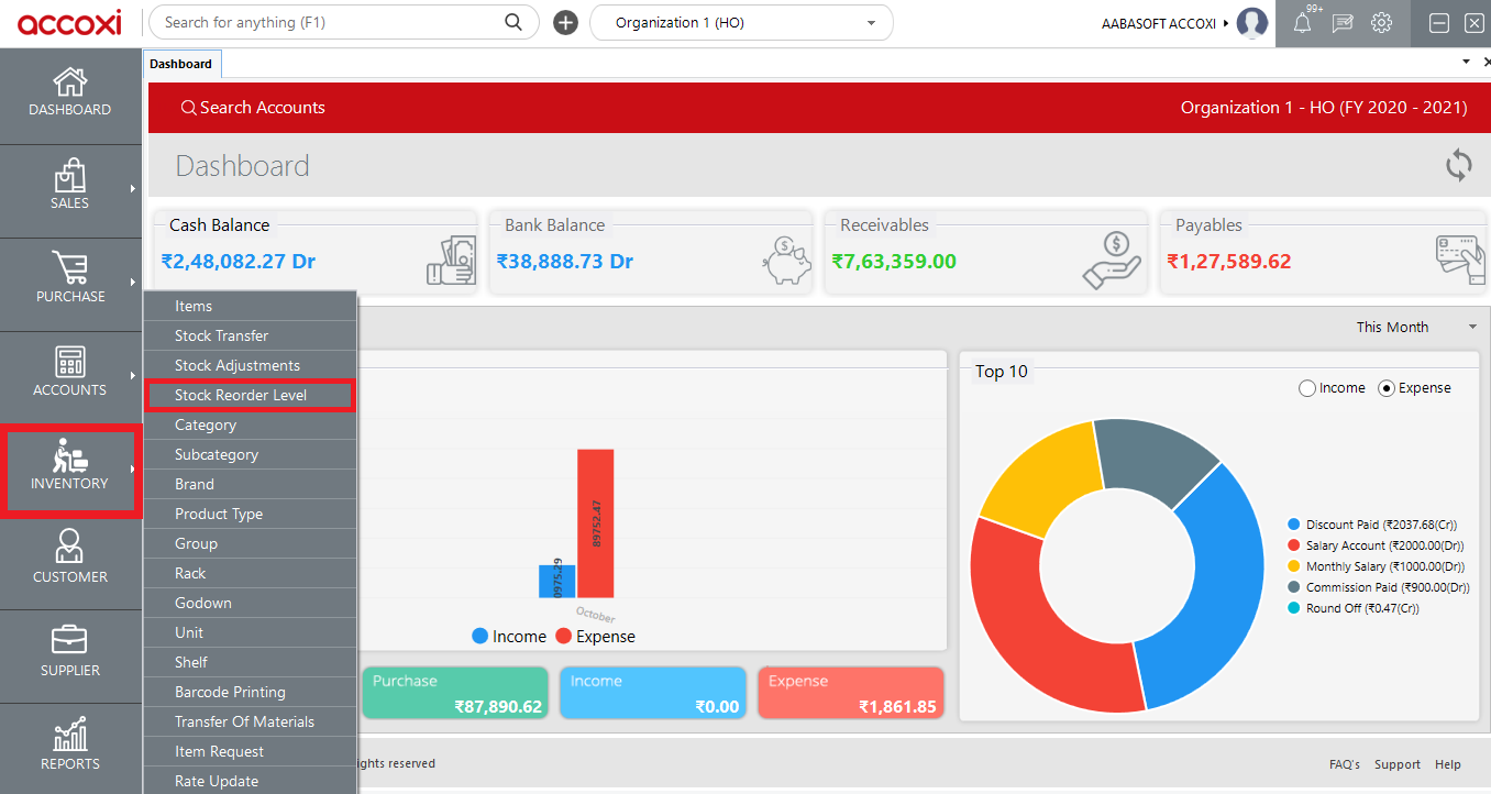 How to Set Stock Reorder Level? | Invoicing software | Accoxi