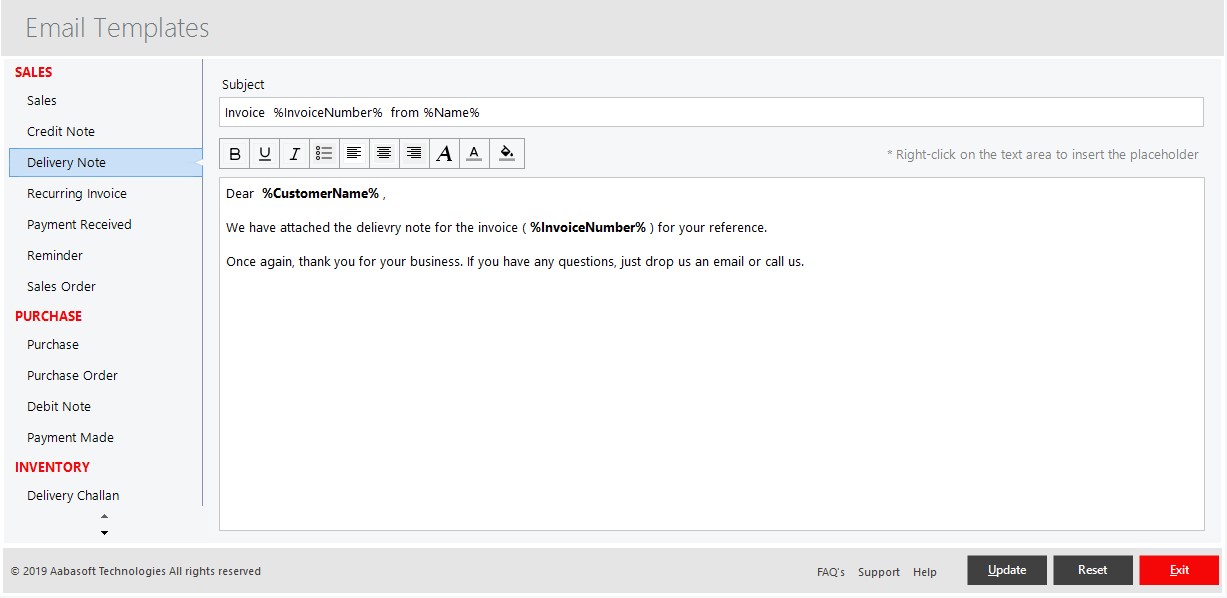 Email Templates | Best Accounting Software | Accoxi