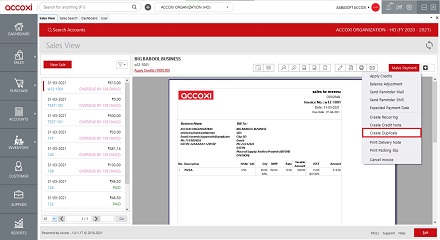 Invoice Generator | Online Invoice | Invoice Billing Software | Accoxi